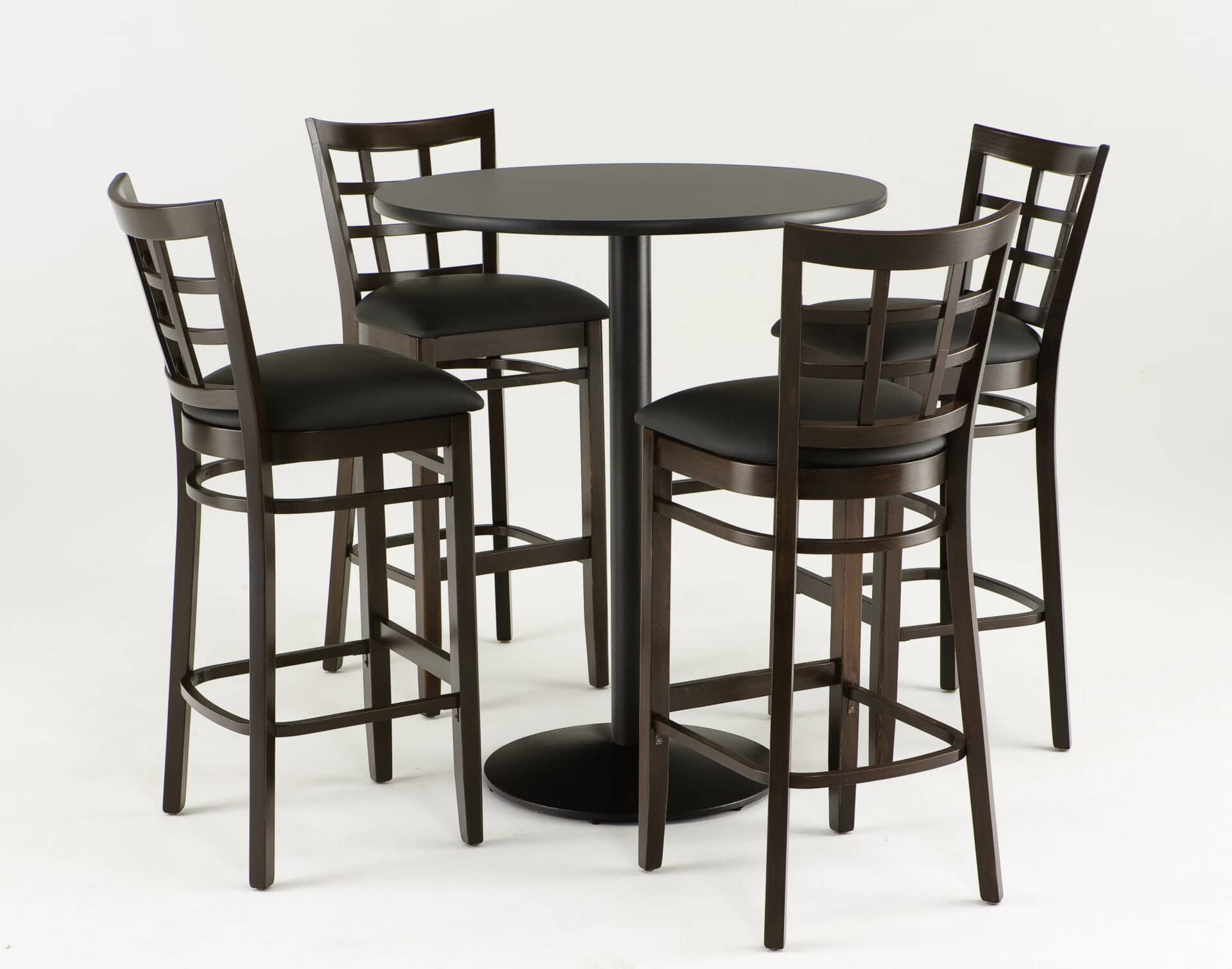 Hampton 25-Inch Wood Counter Stool with Medium Finish, Canter Espresso ...