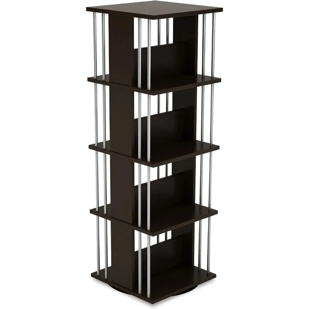 Rotating Media Storage Tower Space-Saving Organizer for Collections ...