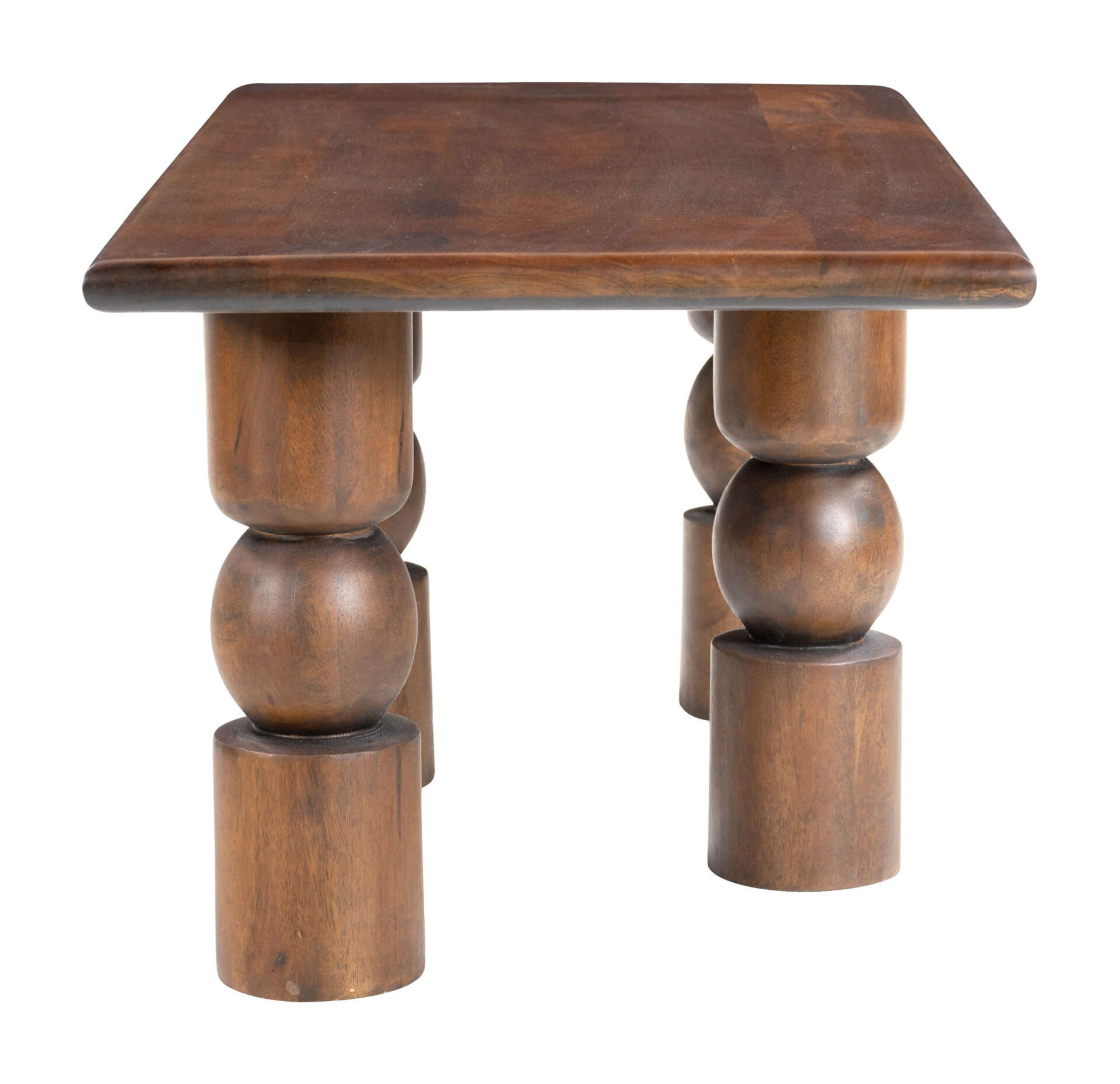 Mid-Century Acacia Wood Split Coffee Table for Living Room - Cave Supplies