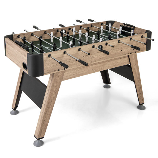 Foosball Table with 2 Balls Adjustable Legs and 26 Players - Cave Supplies