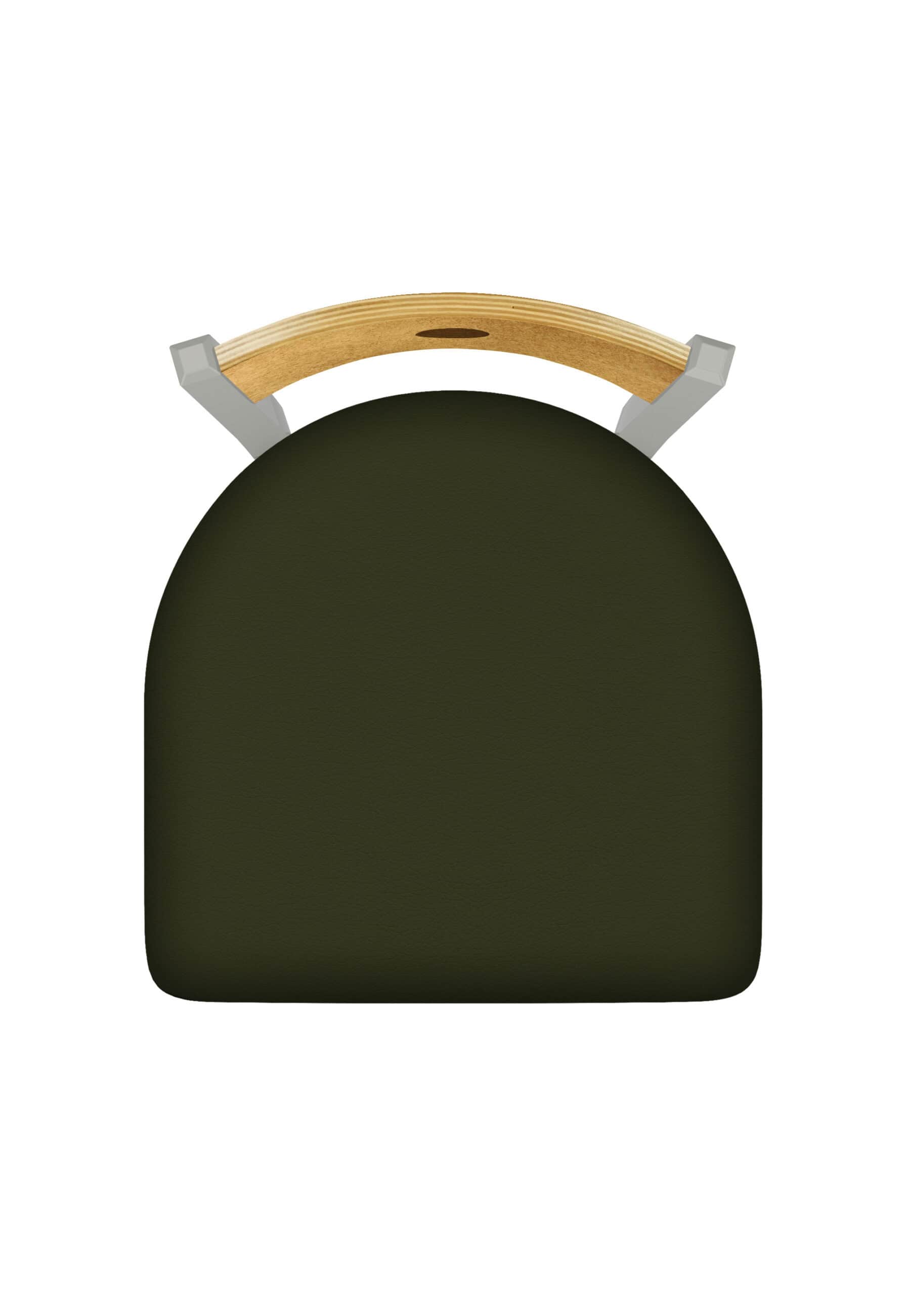 36-Inch Medium Stained Medium Wood Keyhole Back Bar Stool with Steel ...