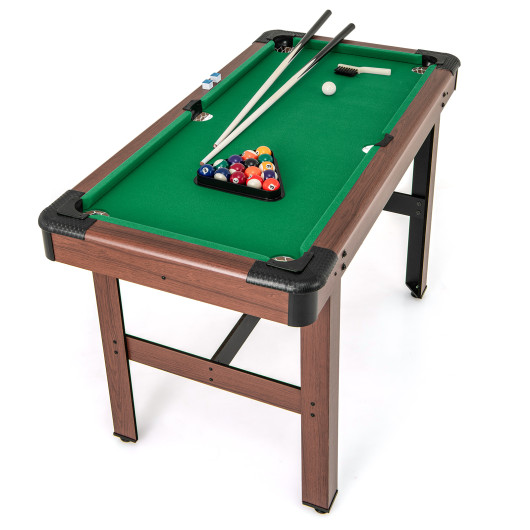 Compact 48 Inch Pool Table with Full Accessories Set (1) - Cave Supplies