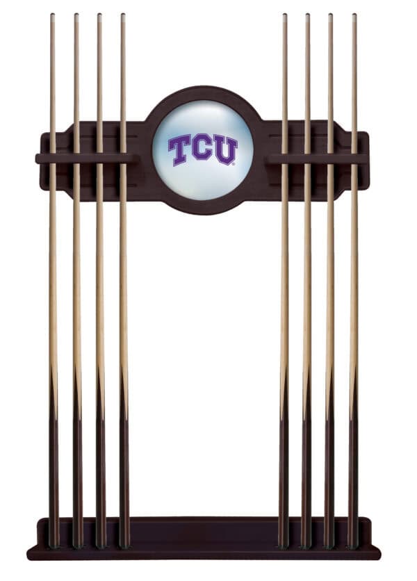TCU English Tudor Logo Cue Rack - Cave Supplies