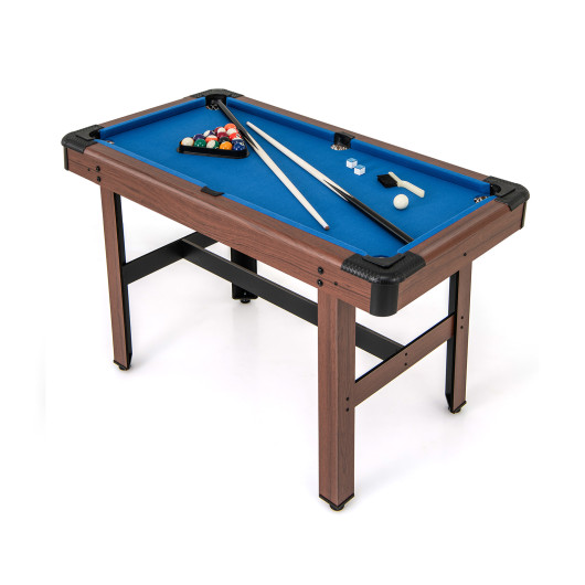 Compact 48 Inch Pool Table with Full Accessories Set (1) - Cave Supplies