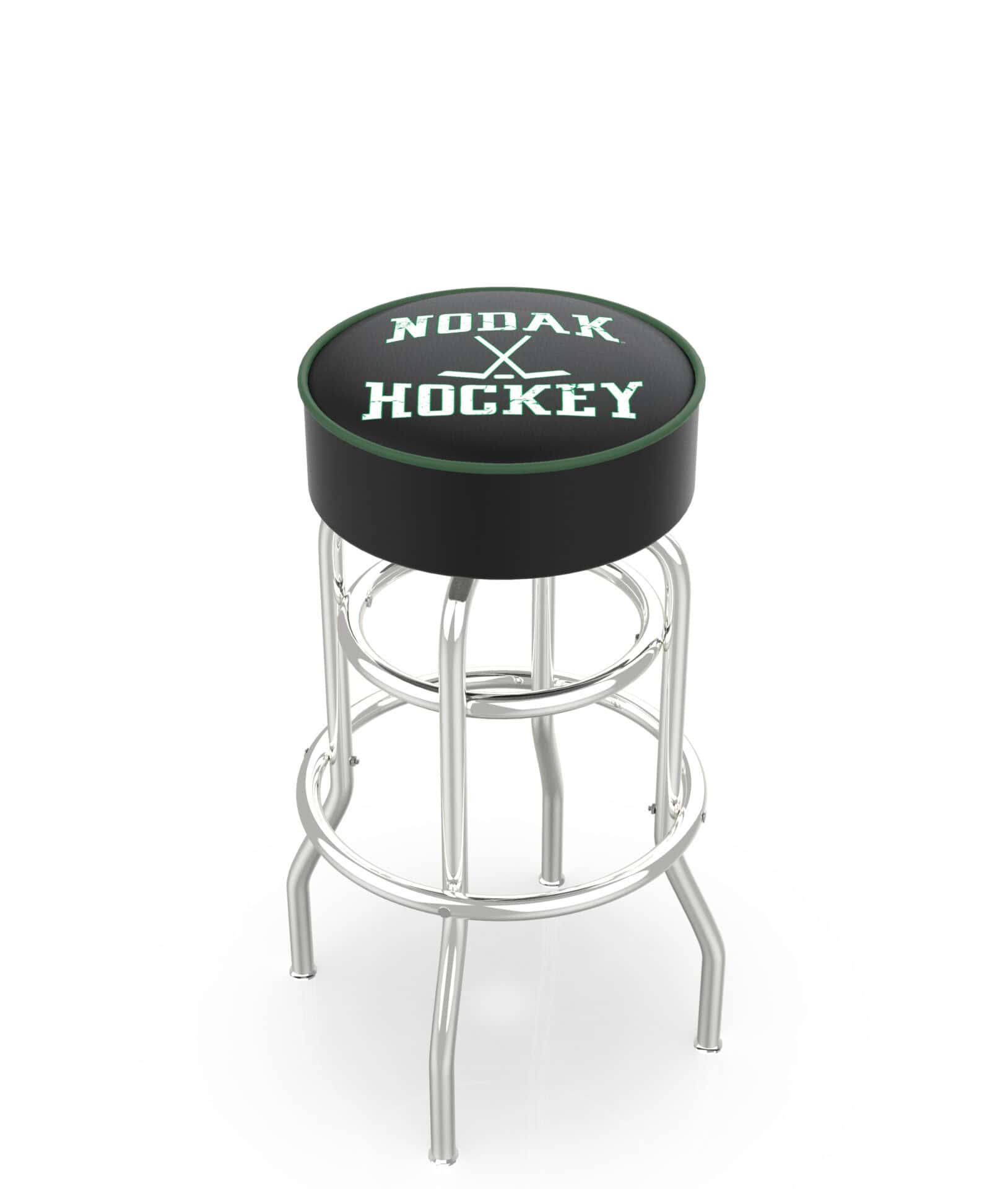University of North Dakota (Hockey) 30-Inch Swivel Backless Bar Stool w ...