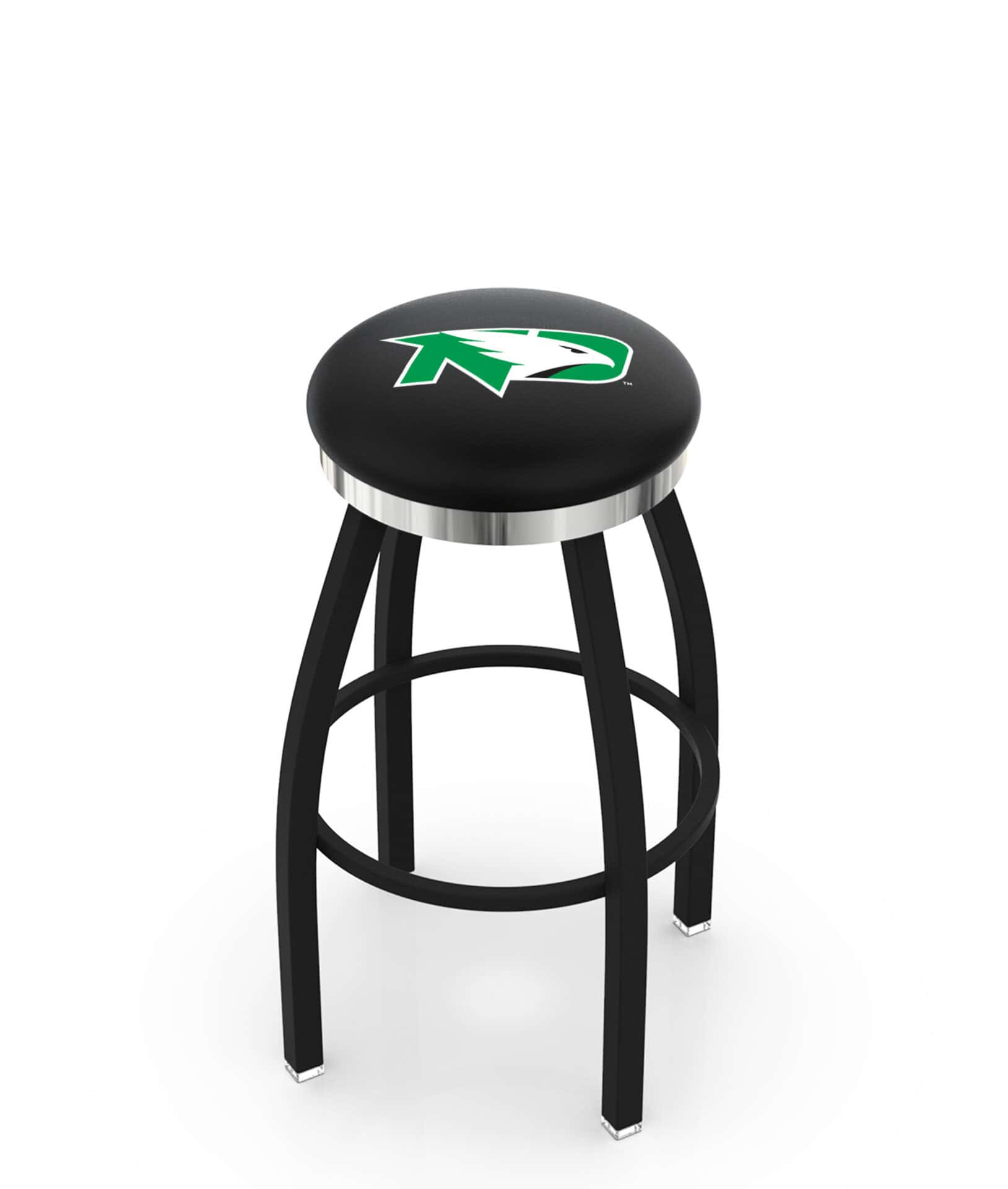University of North Dakota 36-Inch Swivel Backless Extra Tall Bar Stool ...