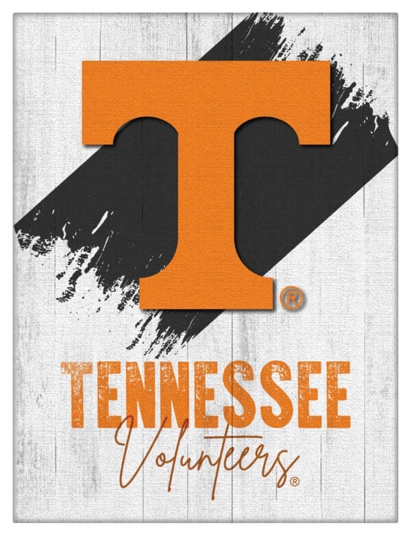 University of Tennessee 15x20 Logo Canvas Wall Art (Portrait) - Cave ...