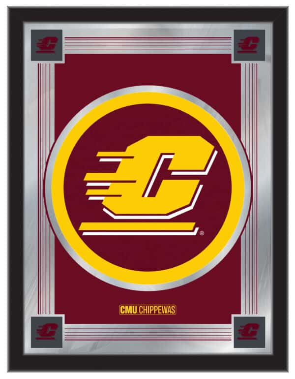 Central Michigan University 17x22 Logo Wall Mirror - Cave Supplies