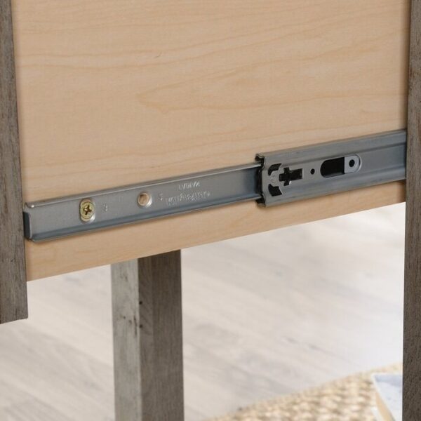 Rustic Light Oak 2 Drawer Storage Office Desk - Cave Supplies