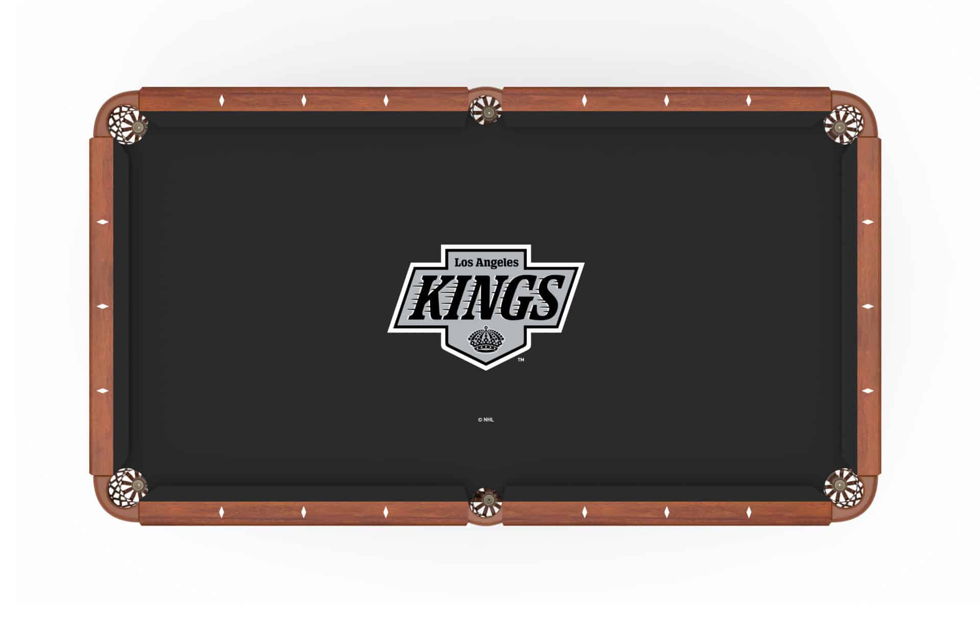 Los Angeles Kings Pool Table with Navajo Finish and Claw Leg - Cave ...