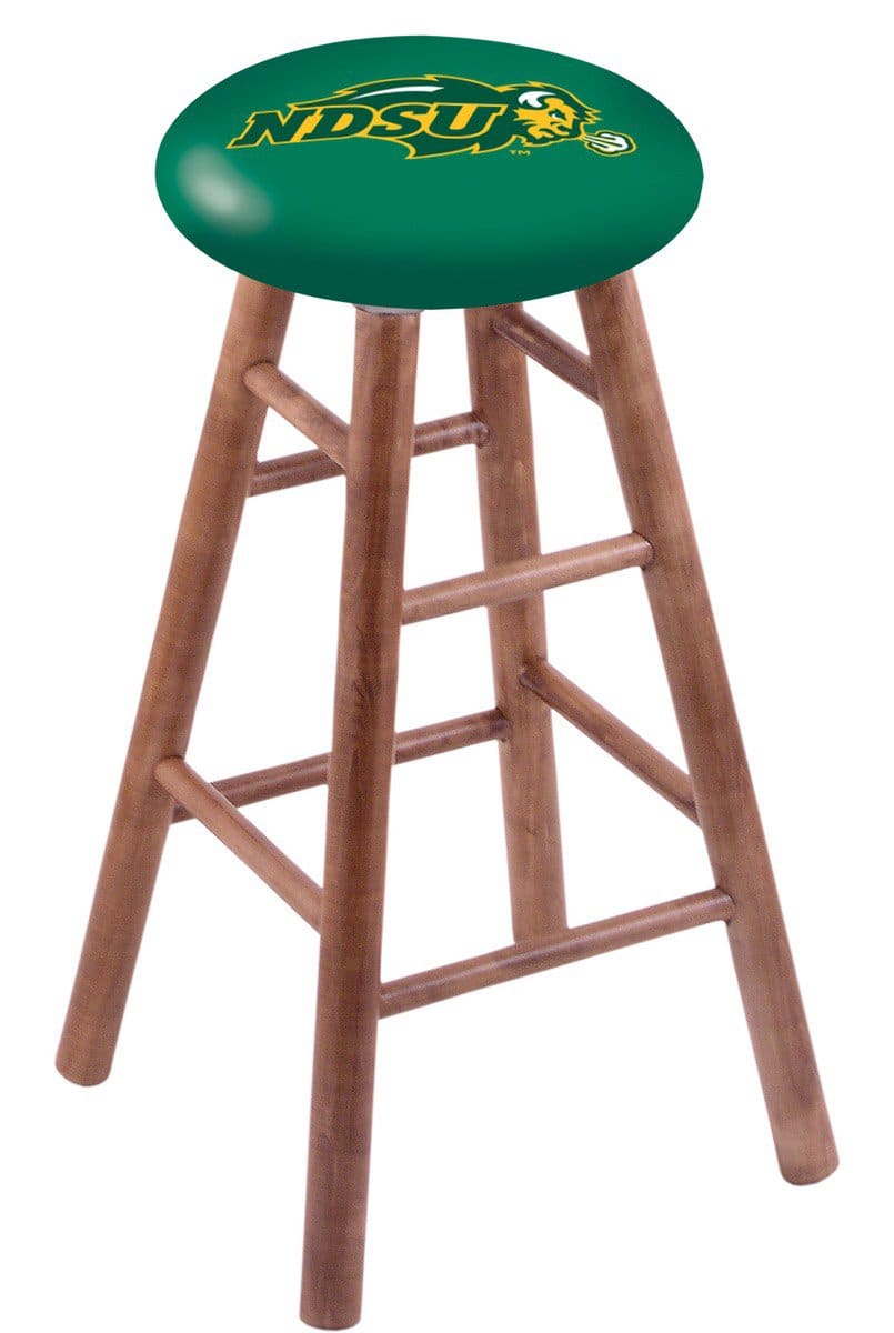 North Dakota State University 24" Swivel Maple Counter Stool in Medium ...