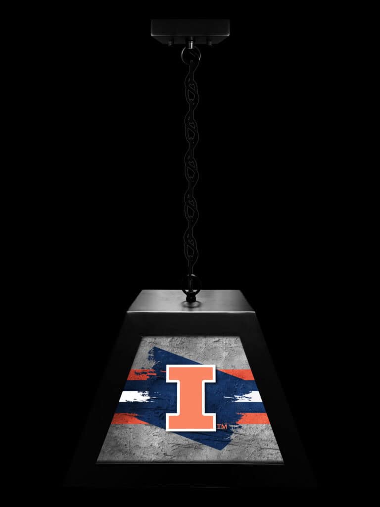 University of Illinois Pendant Box Light - Cave Supplies