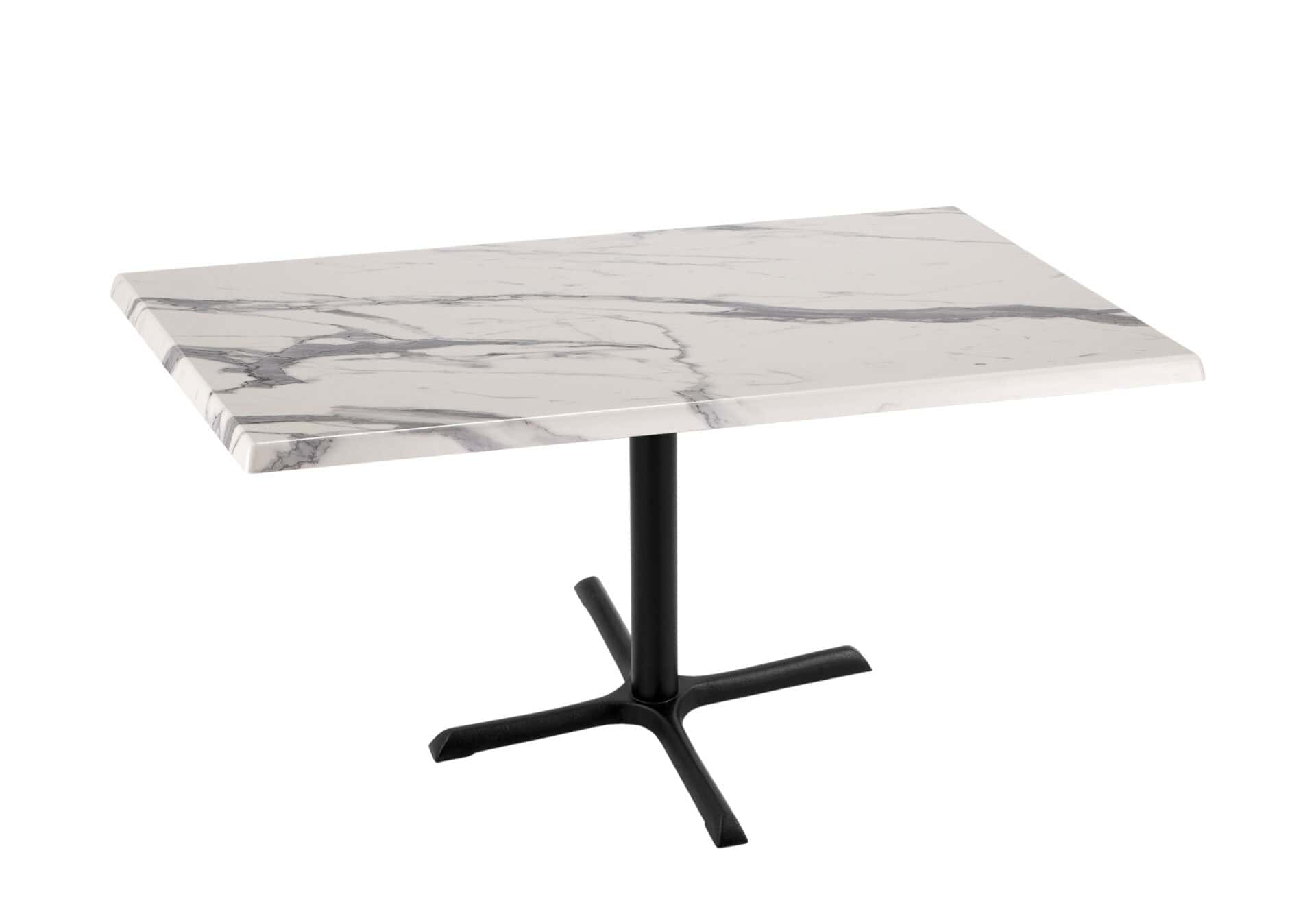 30-Inch Tall Indoor/Outdoor Table with 30 x 48-Inch Diameter White ...