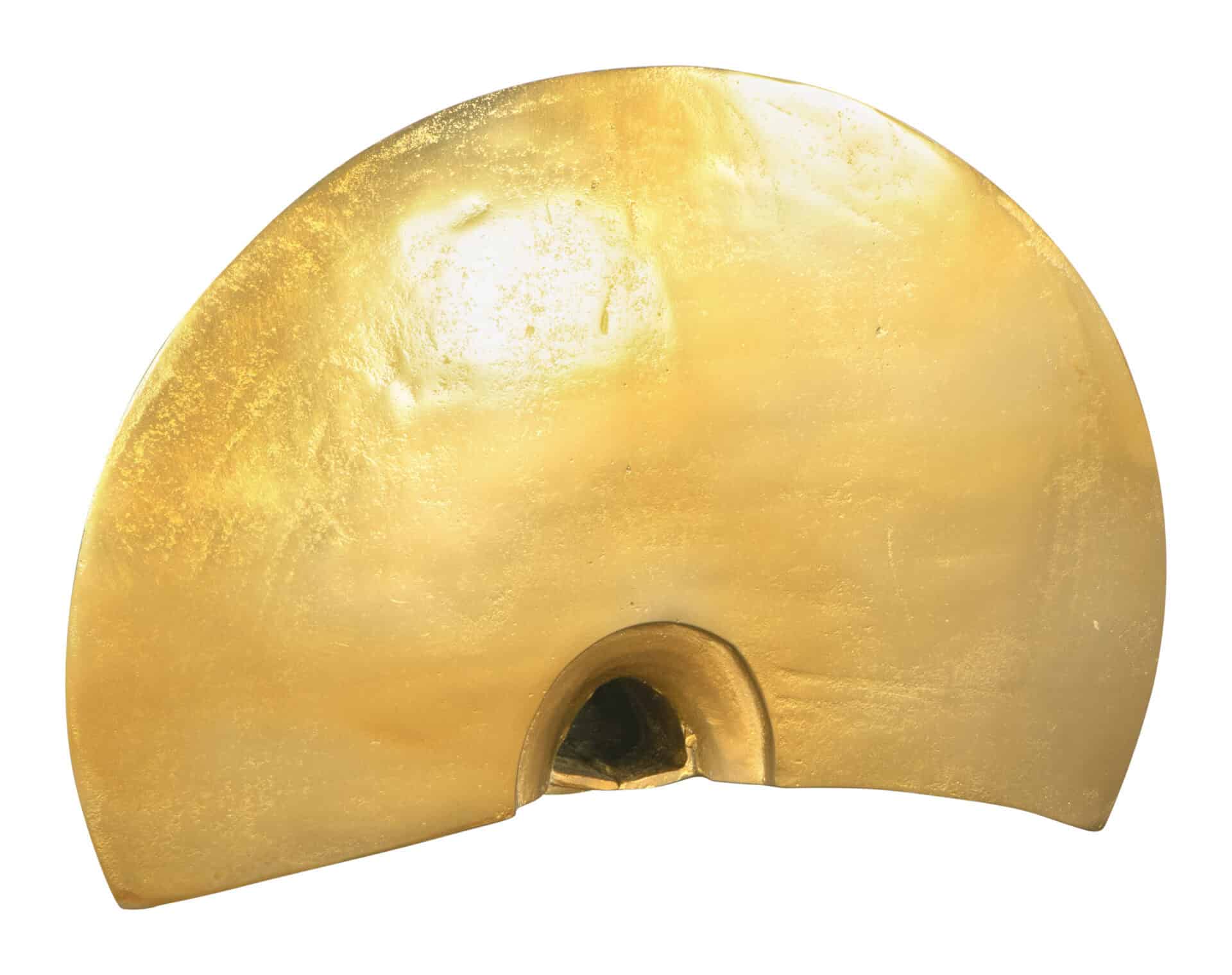 Golden Peacock Aluminum Table Art – Elegant Home Decor Piece - Cave ...