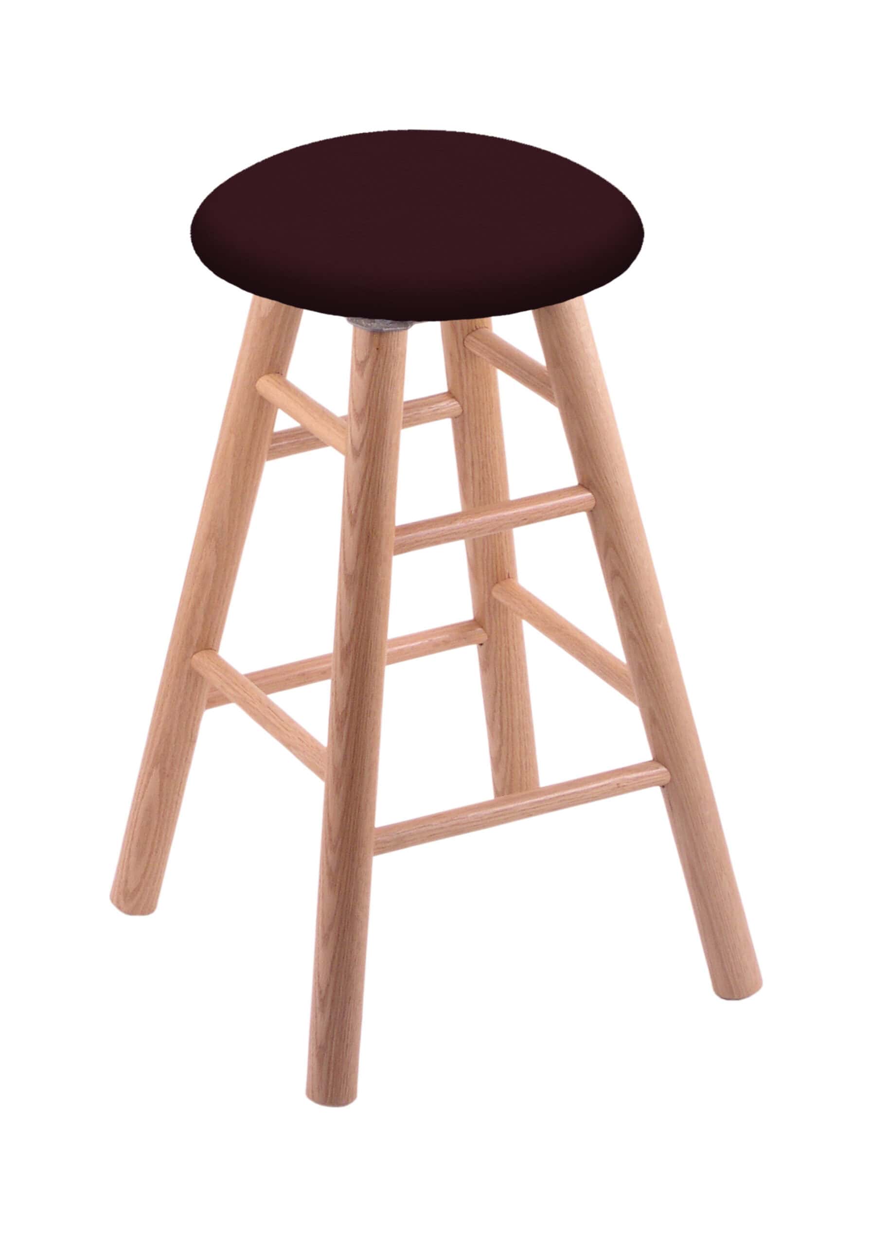 Oak 36-Inch Backless Extra Tall Bar Stool with Natural Finish, Smooth ...